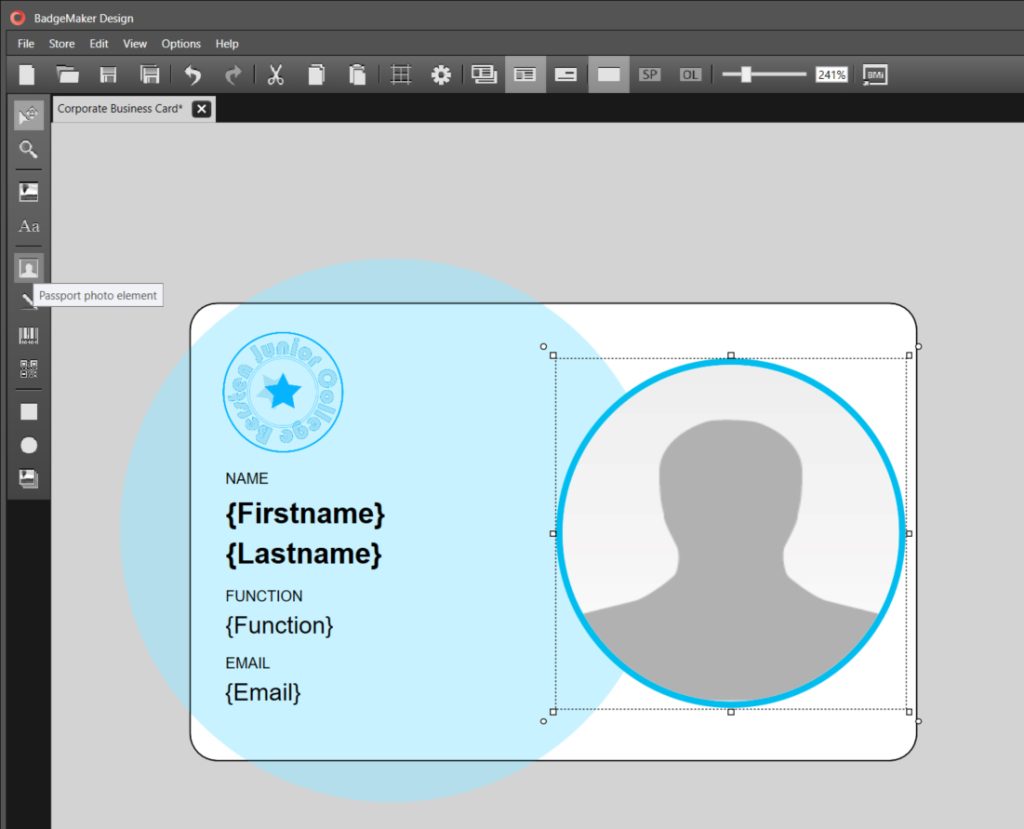 Create personalized ID cards with the photo feature in BadgeMaker